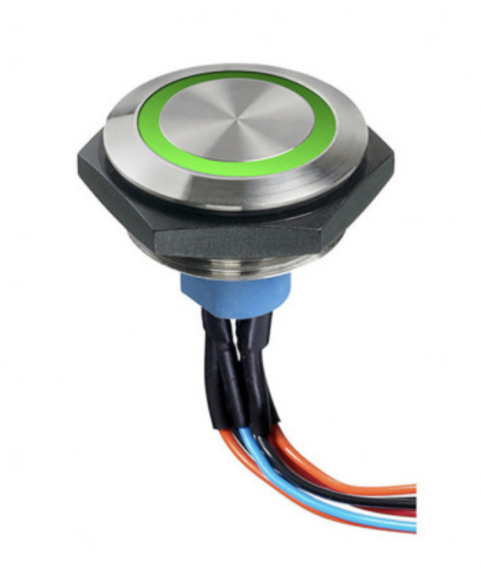 Apem серія кнопок AV30 SERIES, NC/NO, illuminated, momentary, 1 A 30 ...